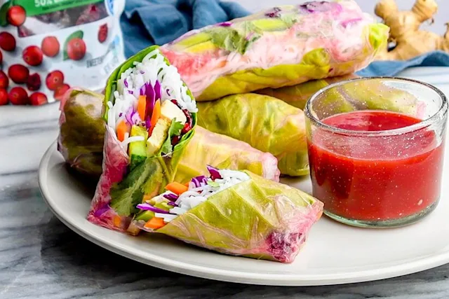 Recipes: How to Make Delicious Cranberry Spring Rolls - Ocean Spray®