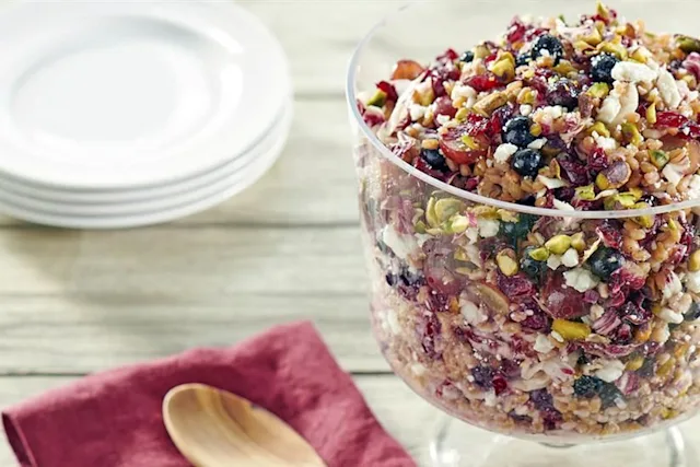 Recipes: Red White Blue Farro Fruit Salad | Ocean Spray®