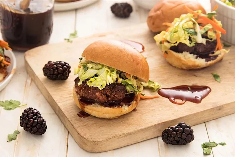 Korean BBQ Sliders with Blackberry BBQ Sauce - Ocean Spray® Recipes
