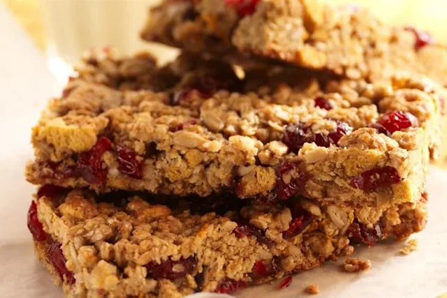 Easy Homemade Craisins® Original Dried Cranberries Breakfast Bars Recipe
