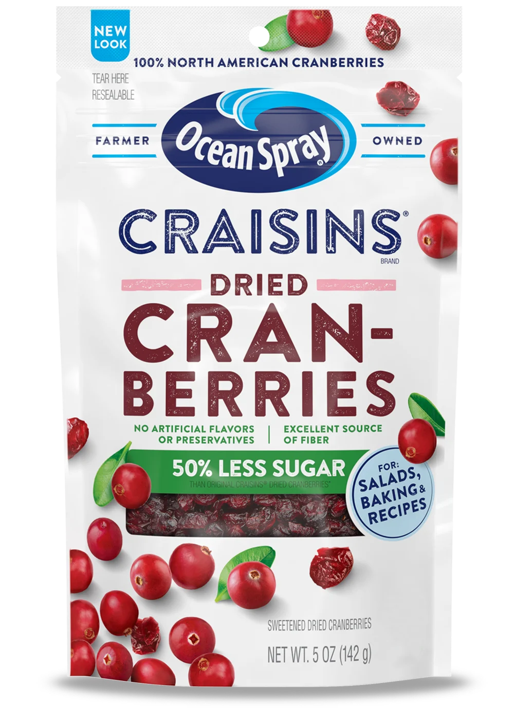 Ocean Spray® Craisins® 50% Less Sugar Dried Cranberries