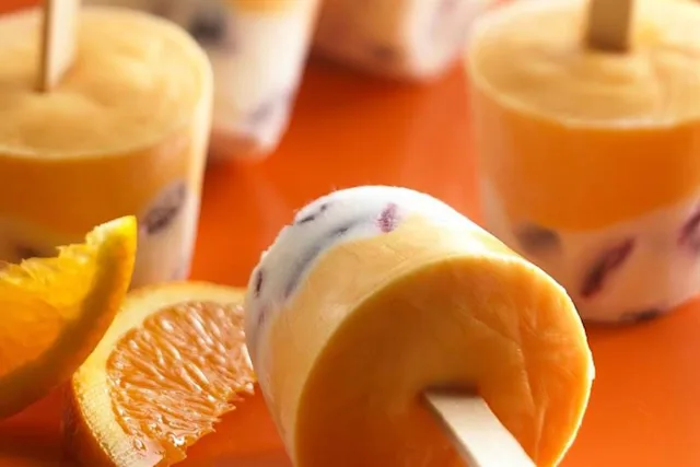 Ocean Spray® Recipes: Cranberry Dreamsicle Pops - Summertime Treats