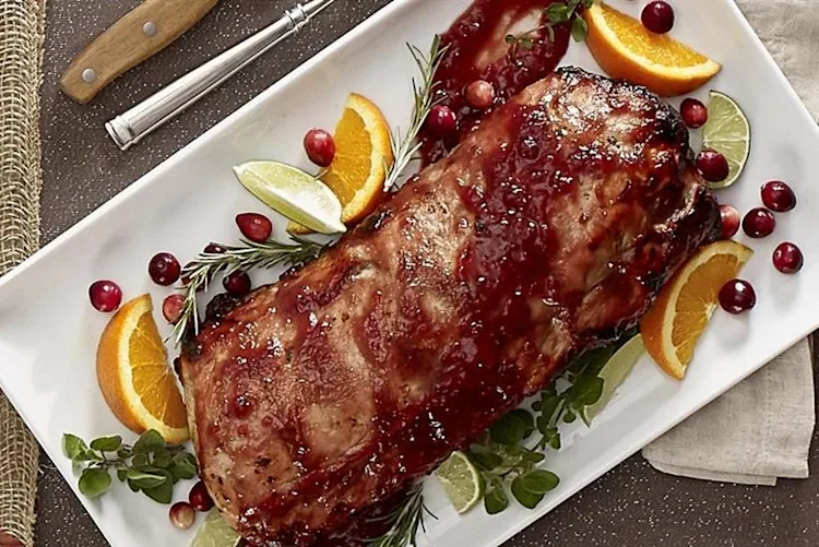 Easy Holiday Glazed Pork Roast Recipe | Ocean Spray®