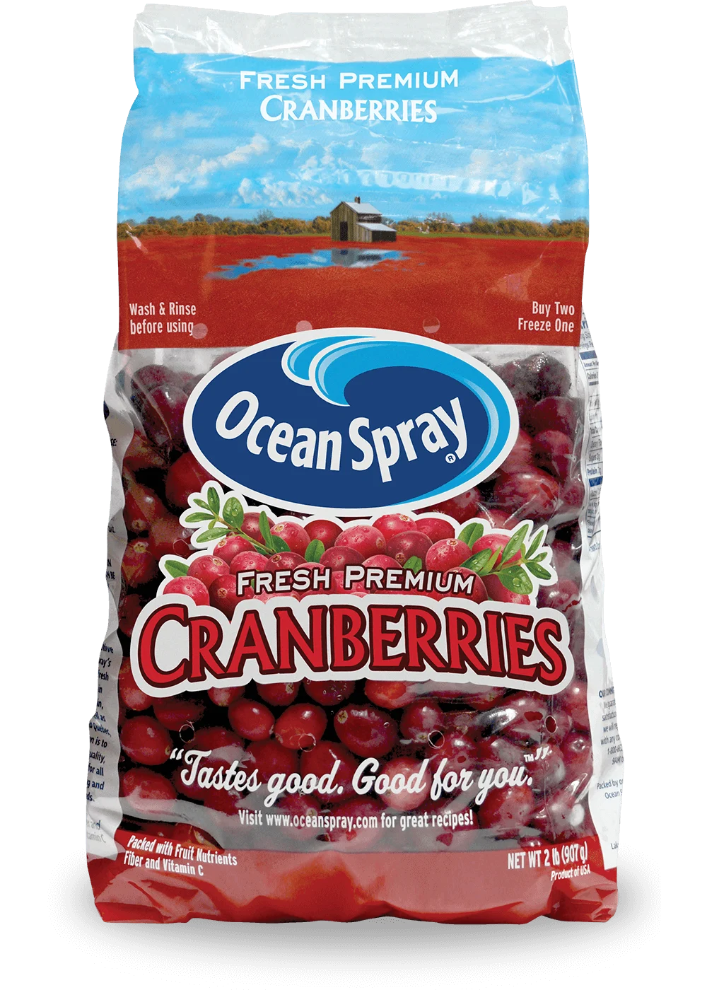 Ocean Spray® Organic Cranberries - Straight from the Bog