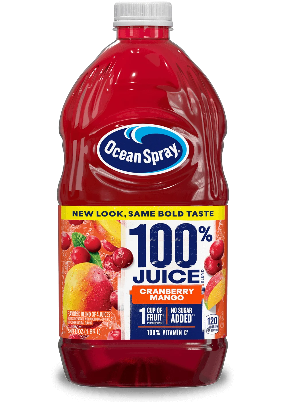 Ocean Spray® 100% Juice Blend: Cranberry Mango Juice Drink