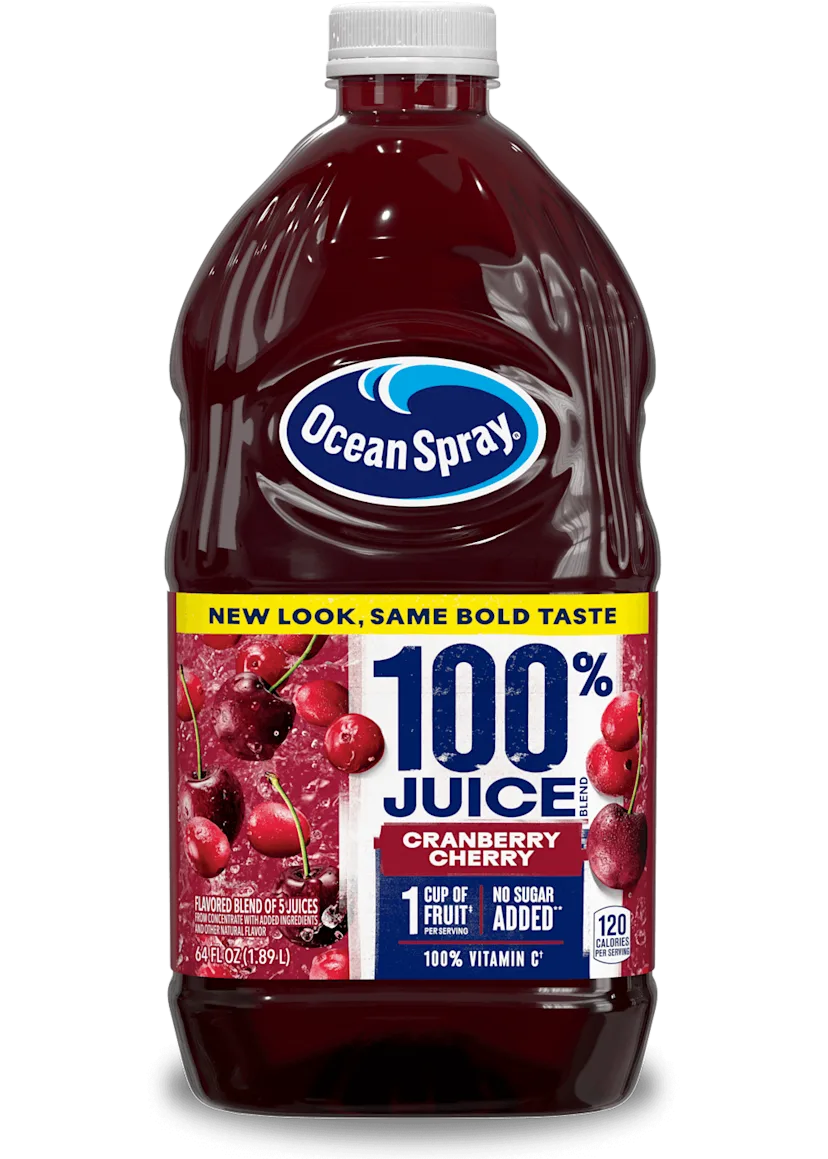 Mezcla 100 % jugo: cranberry y cereza