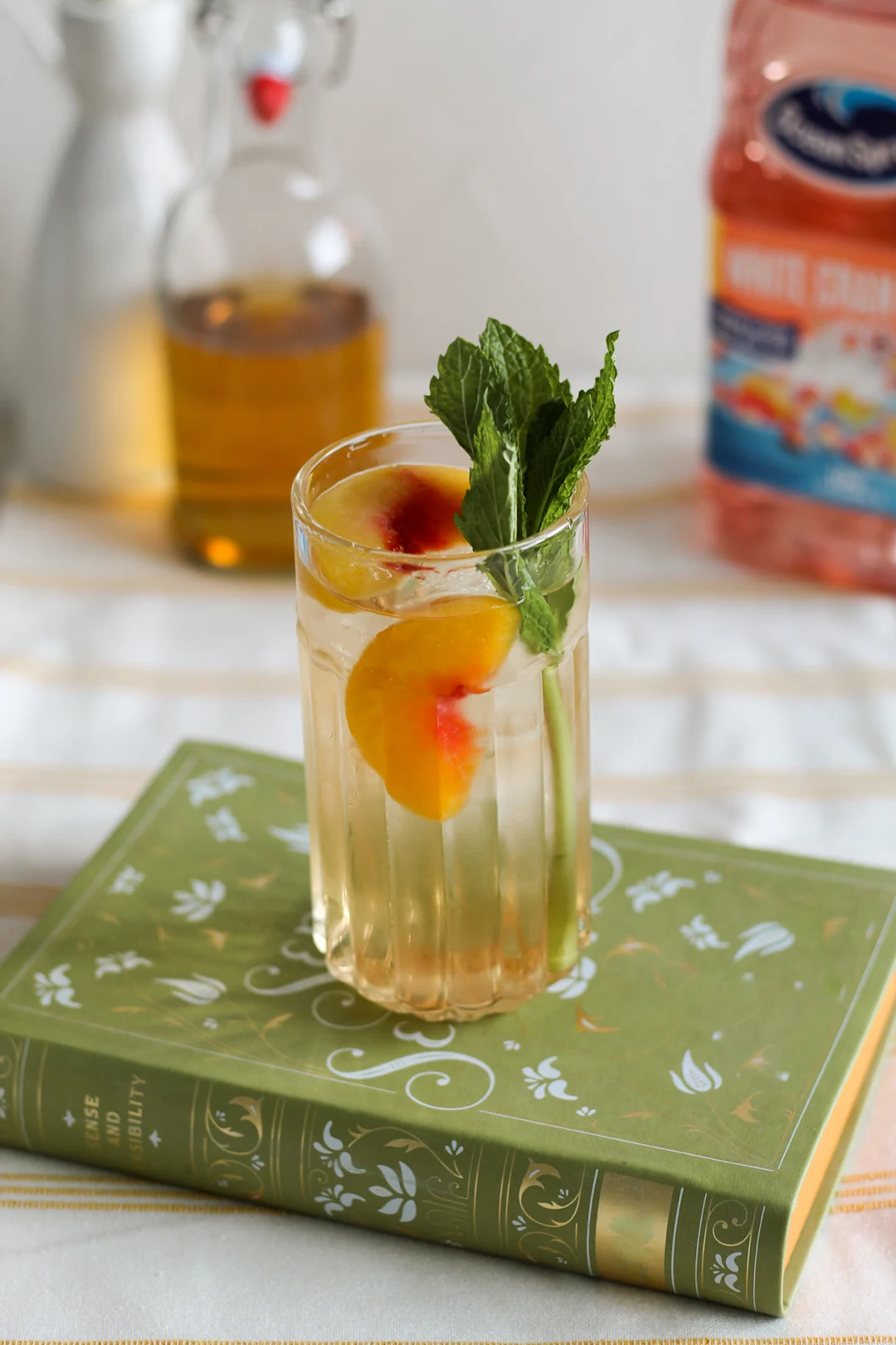 Cranberry Peach Julep