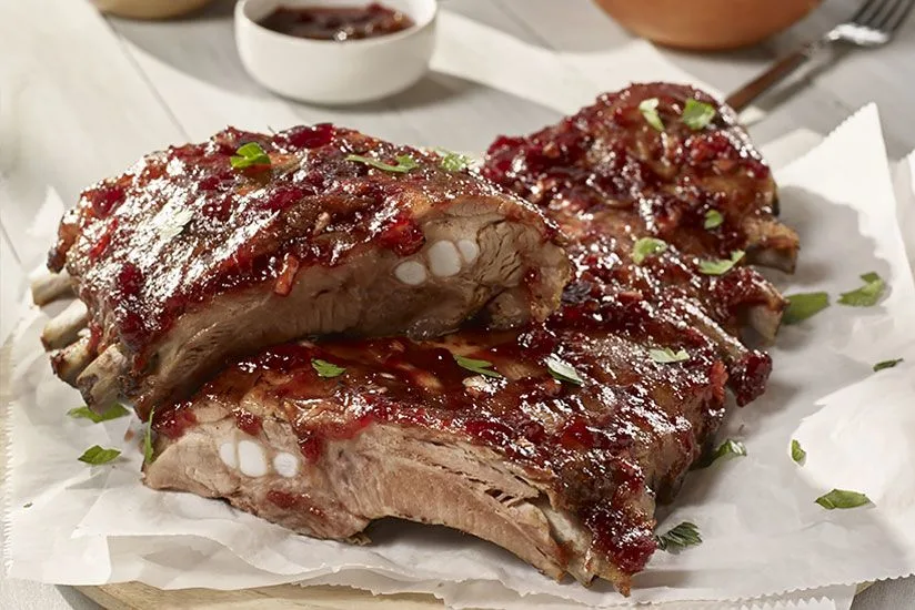 Unique BBQ - Cranberry Barbecue Pork Ribs | Homemade BBQ Ribs