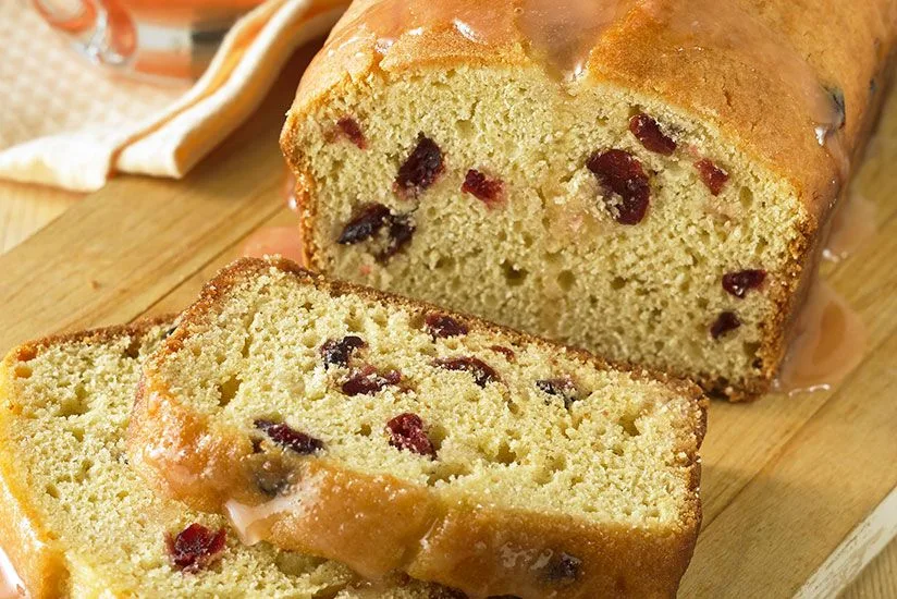 Delicious Cranberry & Grapefruit Glazed Quick Bread Recipe