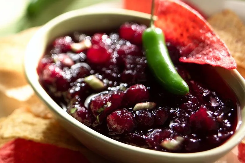 Fresh Tex-Mex Cranberry Salsa Recipe - Homemade & Zesty