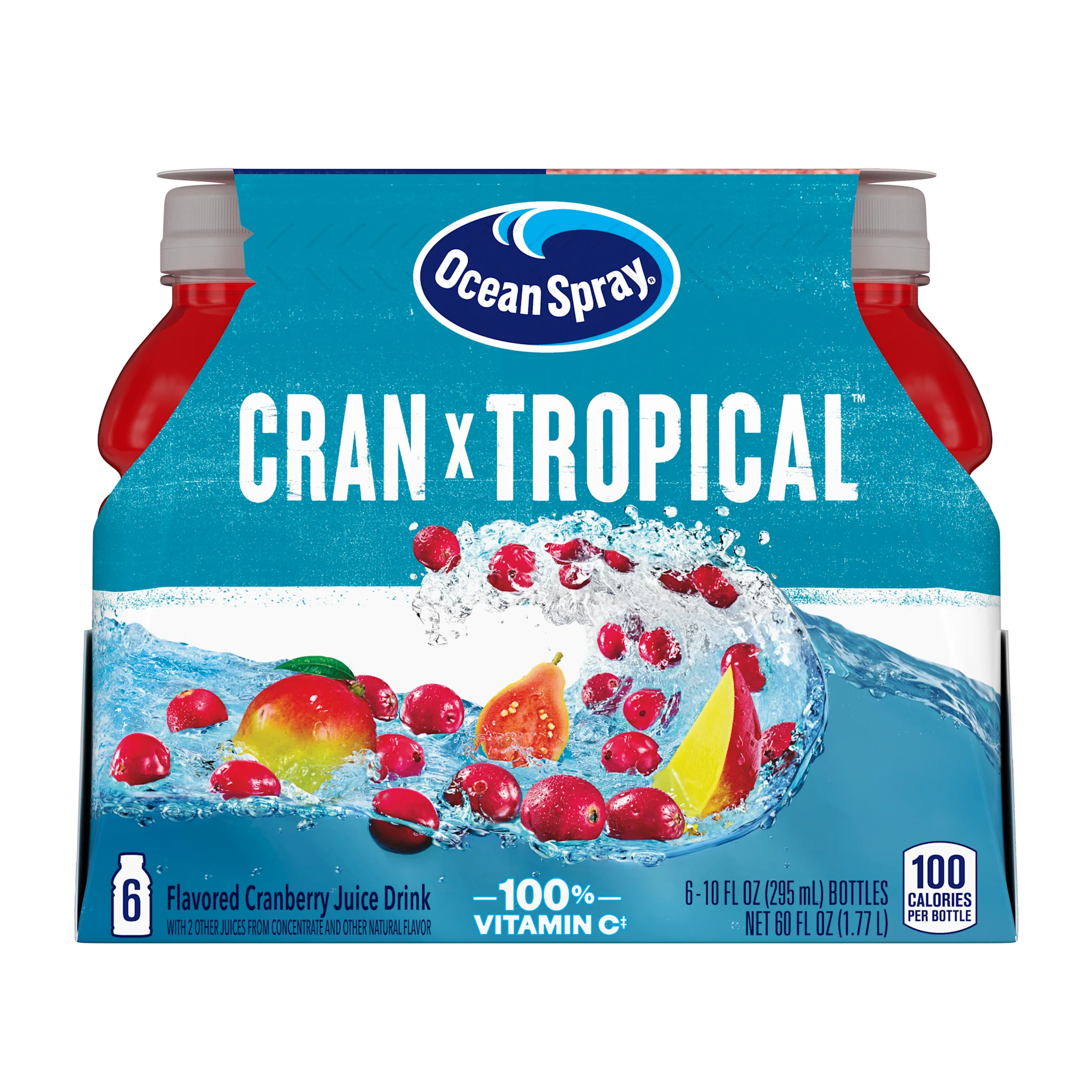 Ocean Spray® Cran x Tropical™: Cranberry, Mango, Guava Juice Drink Blend