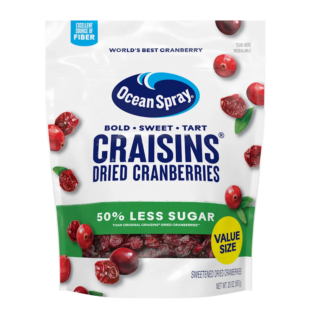 Ocean Spray® Craisins® 50% Less Sugar Dried Cranberries