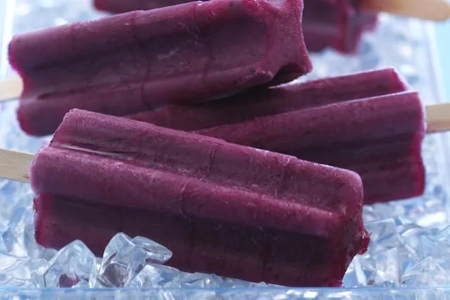 Frozen Blueberry Yogurt Pops Recipe - Healthy Summer Snack