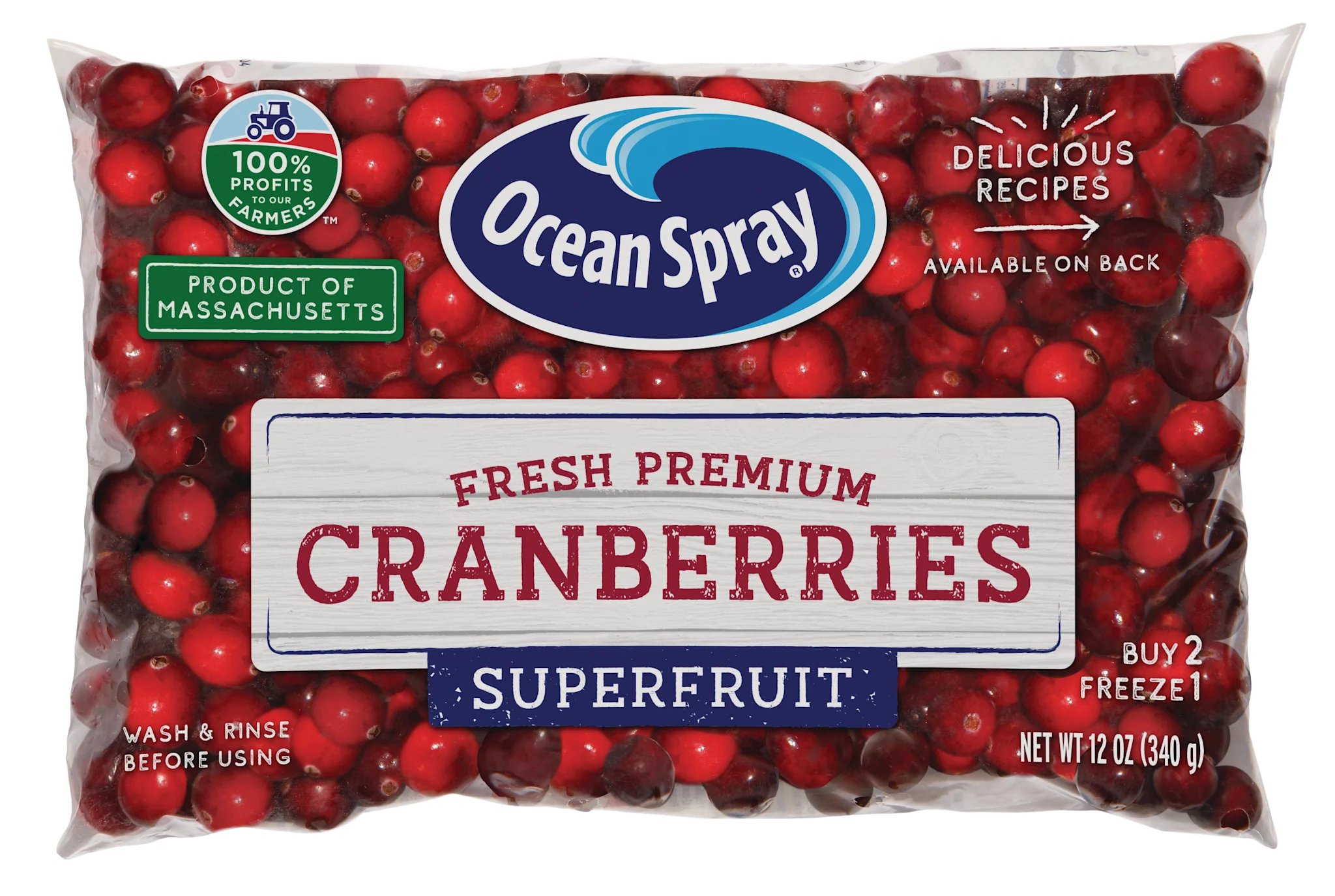 Fresh Ocean Spray® Cranberries: Healthy Berries for Snacking