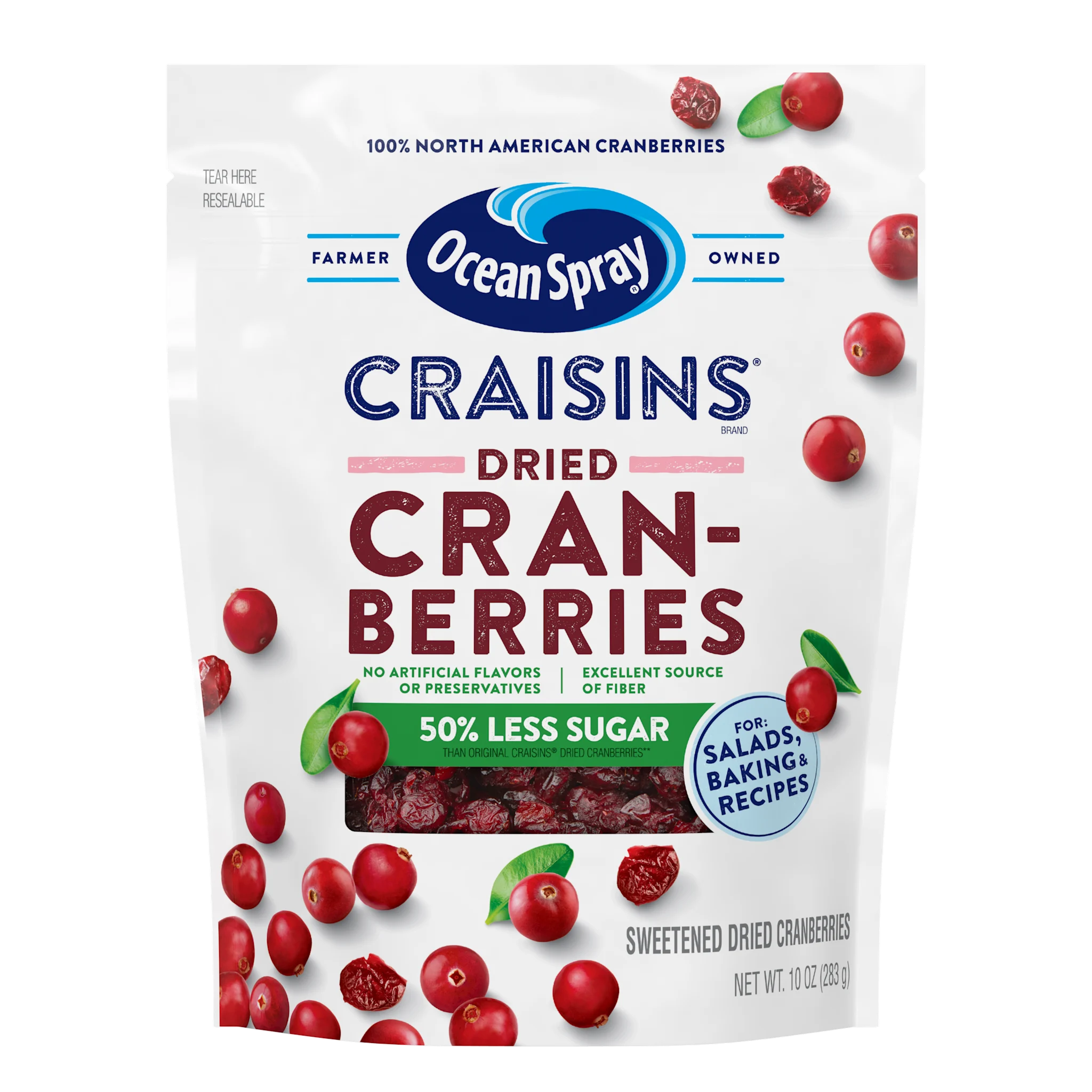 Ocean Spray® Craisins® 50% Less Sugar Dried Cranberries