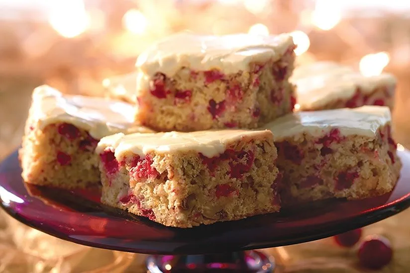 Easy Cranberry White Chocolate Orange Bars Recipe | Ocean Spray®