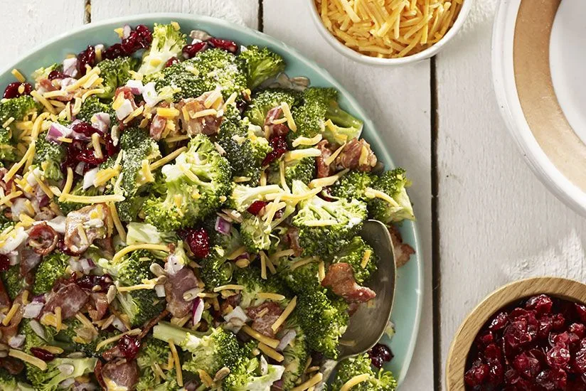 Broccoli and Cranberry Salad Recipe - Healthy Unique Salad Recipe