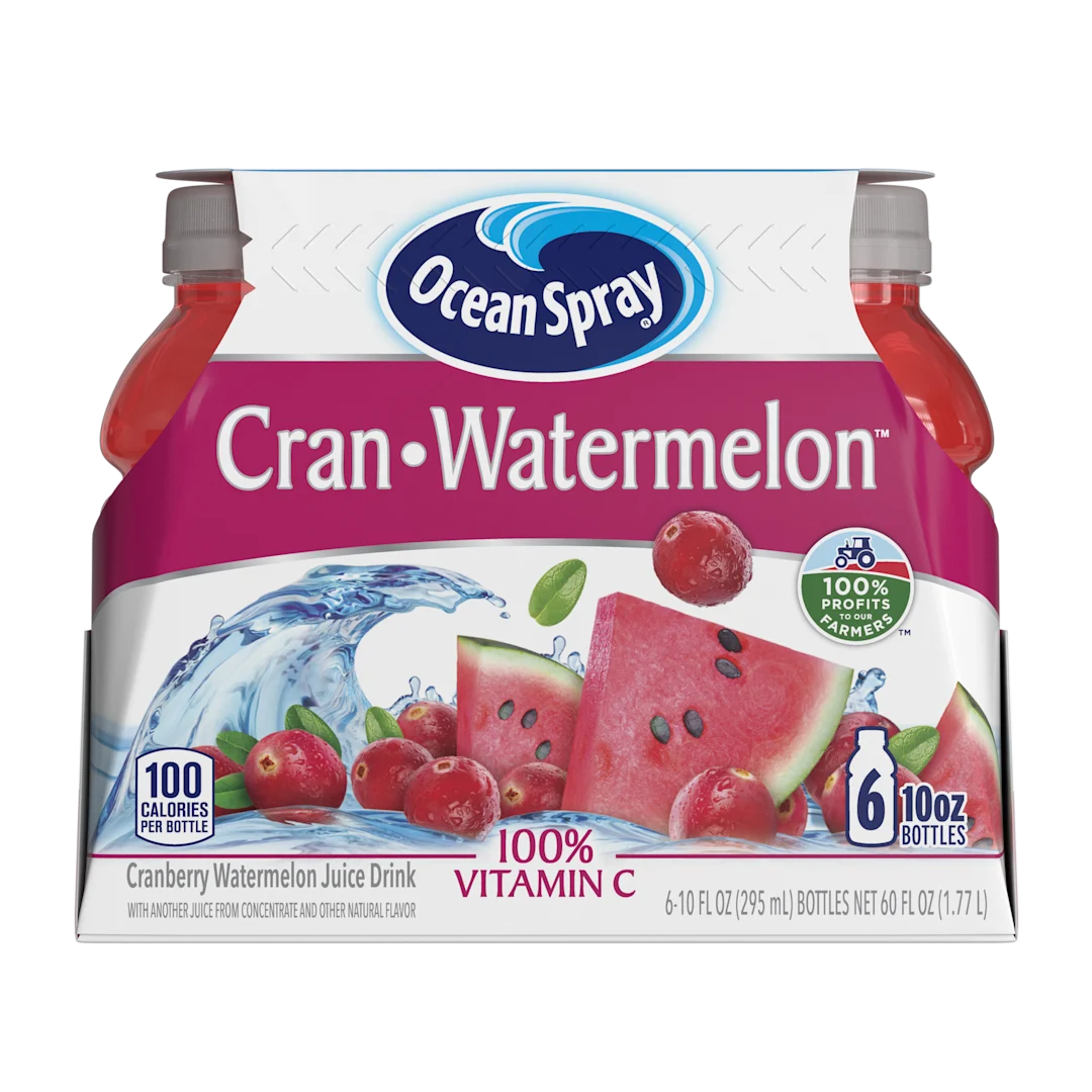 Ocean Spray® Cran x Watermelon™ Juice Drink: Cranberry Watermelon Juice ...