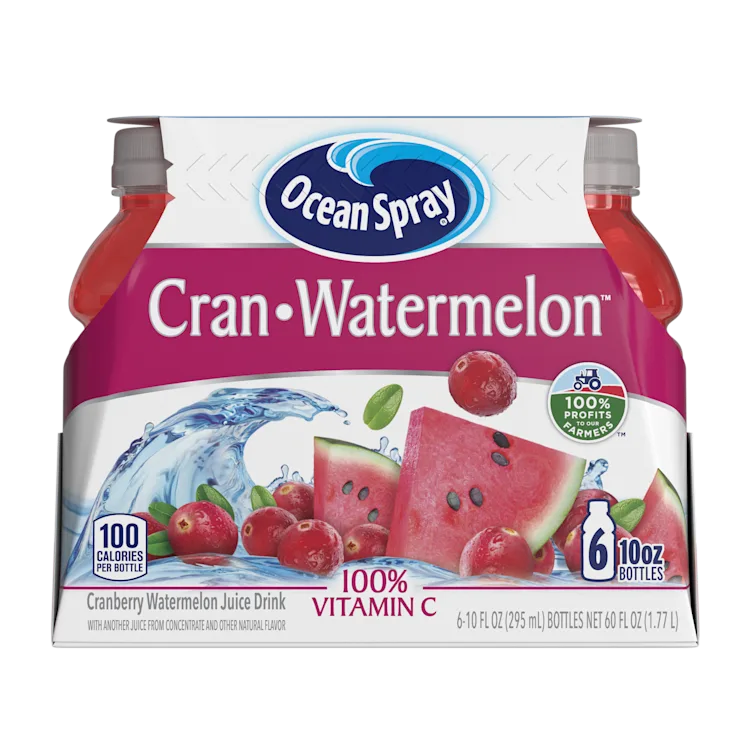 Ocean Spray® Cran x Watermelon™ Juice Drink: Cranberry Watermelon Juice ...