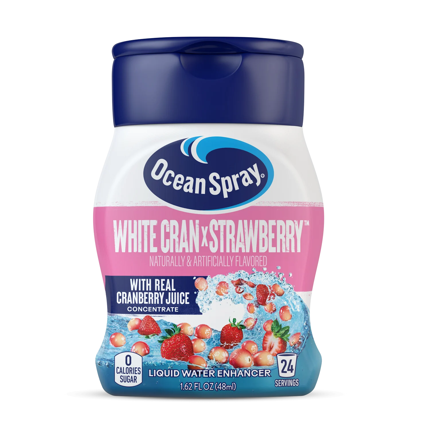 White Cran x Strawberry Liquid Water Enhancer | Ocean Spray